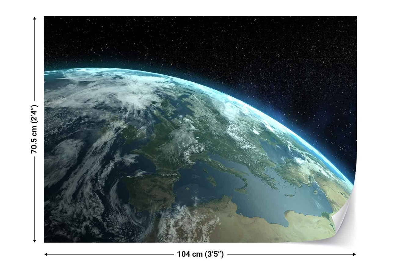 Planet Earth Wallpaper Mural - Видземли С Космоса - 1300x898 Wallpaper ...