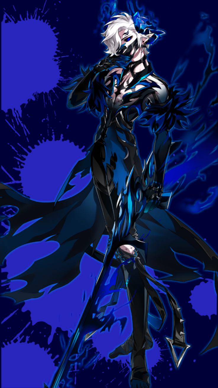 Elsword Ciel Demonio Fanart - 737x1311 Wallpaper - teahub.io