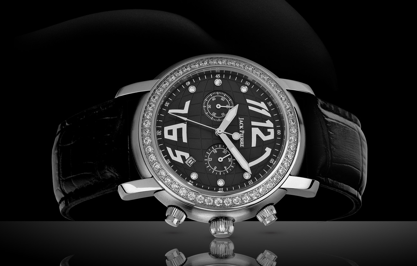 Photo Wallpaper Silver, Black, Watch, Jack Pierre - Wallpaper ...