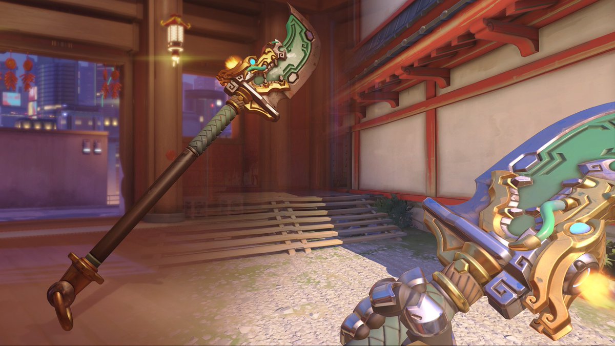 Reinhardt Guan Yu Weapon - 1200x675 Wallpaper - teahub.io