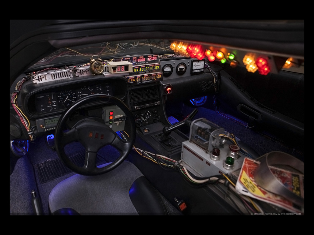 Delorean Time Machine Inside - 1024x768 Wallpaper - teahub.io