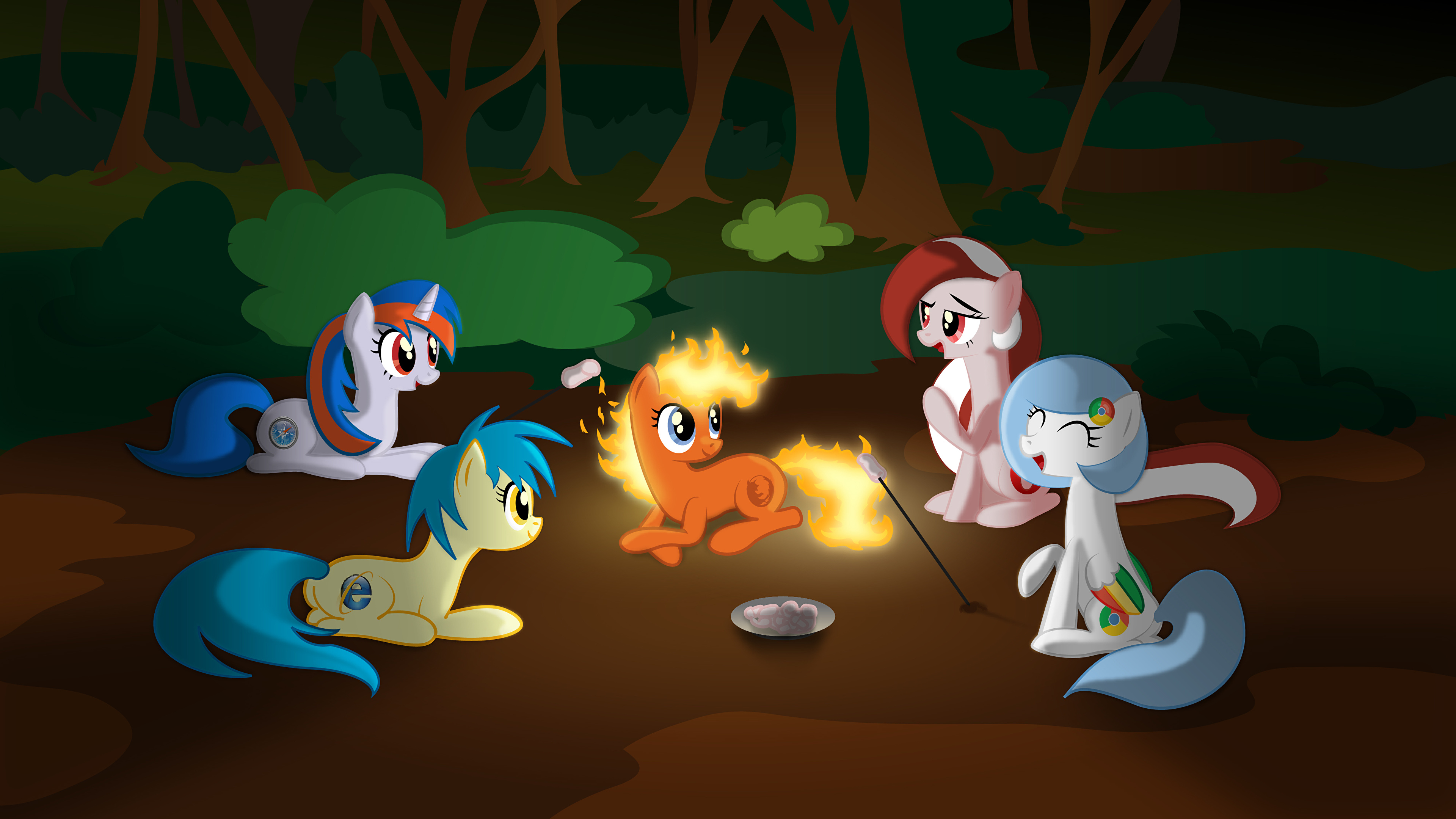 Browser Ponies - 3840x2160 Wallpaper - teahub.io