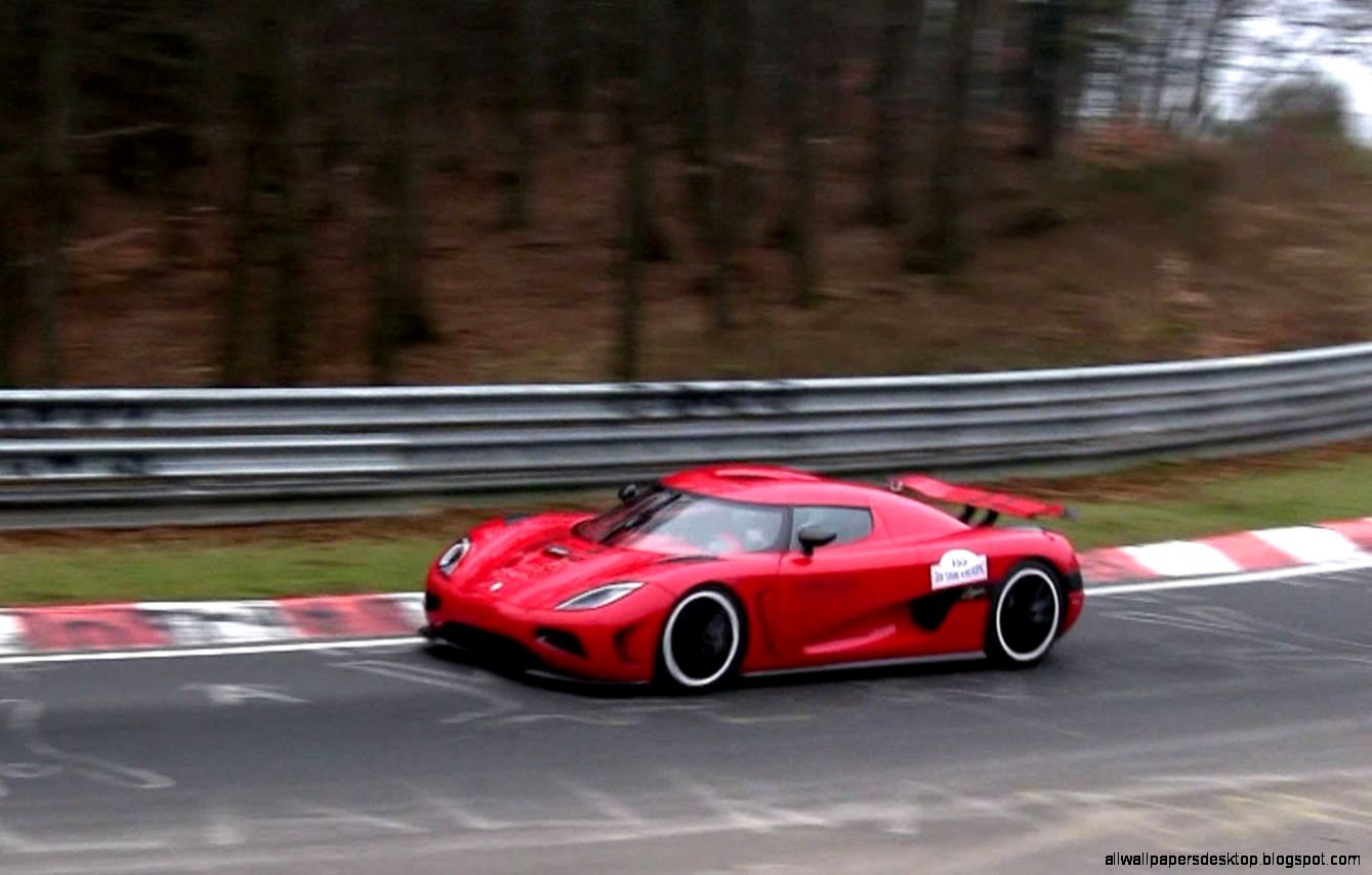 Red Koenigsegg Agera R Driving On Nordschleife 1080p - Koenigsegg Red ...