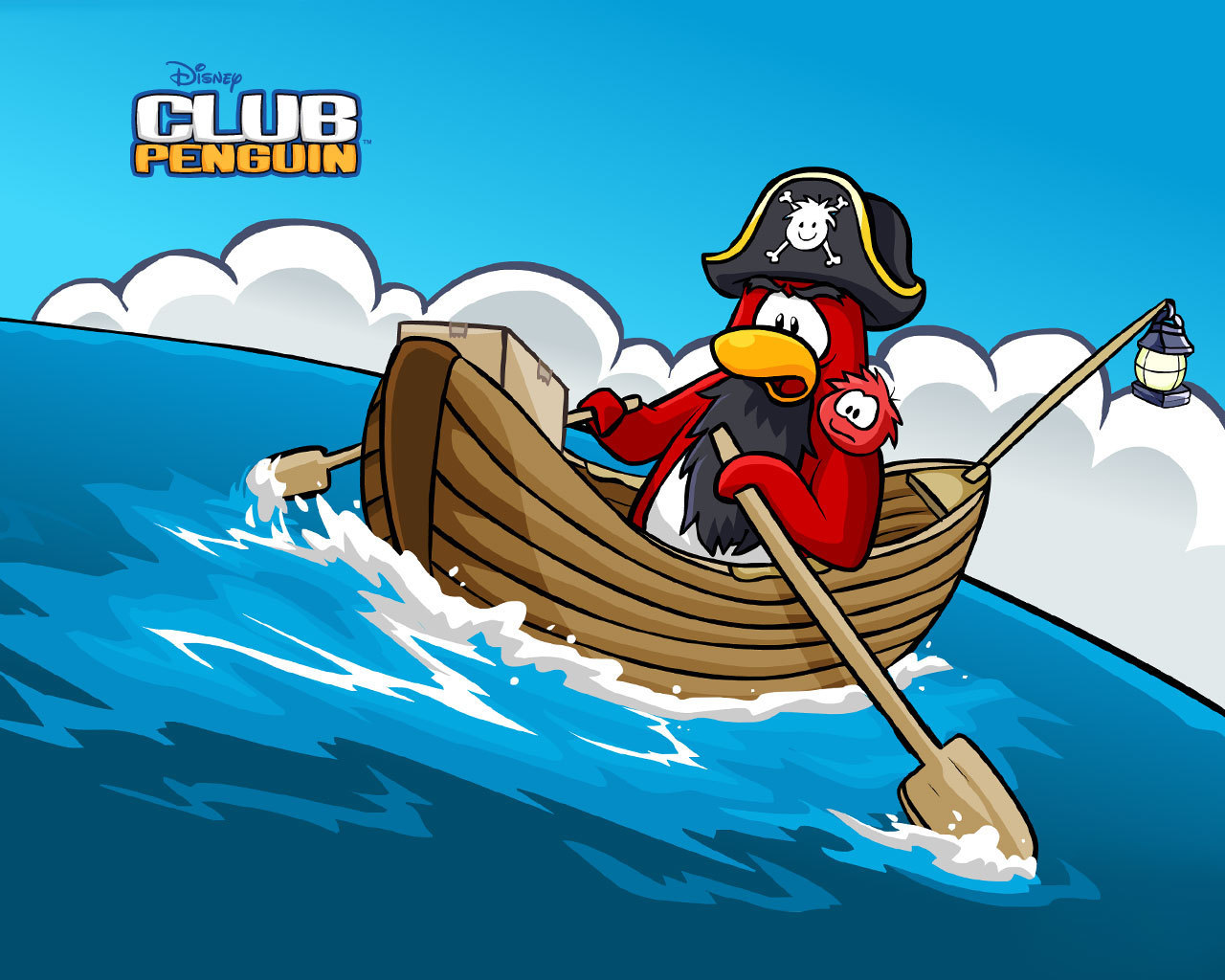 Capt - Rockhopper - Penguin In A Boat - 1280x1024 Wallpaper - teahub.io