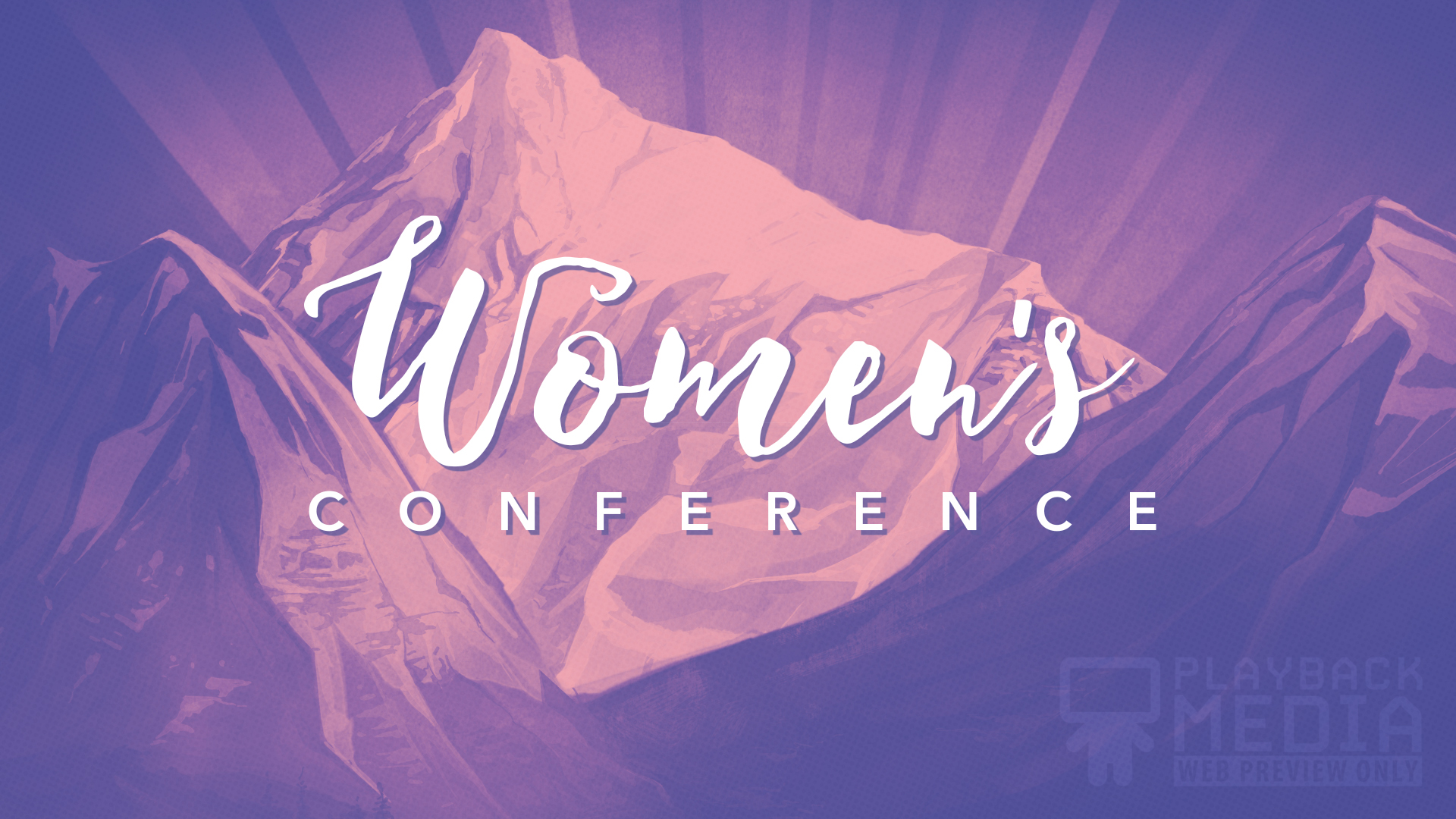 Mountain Range Women’s Conference Still Image - Poster - 1920x1080 ...