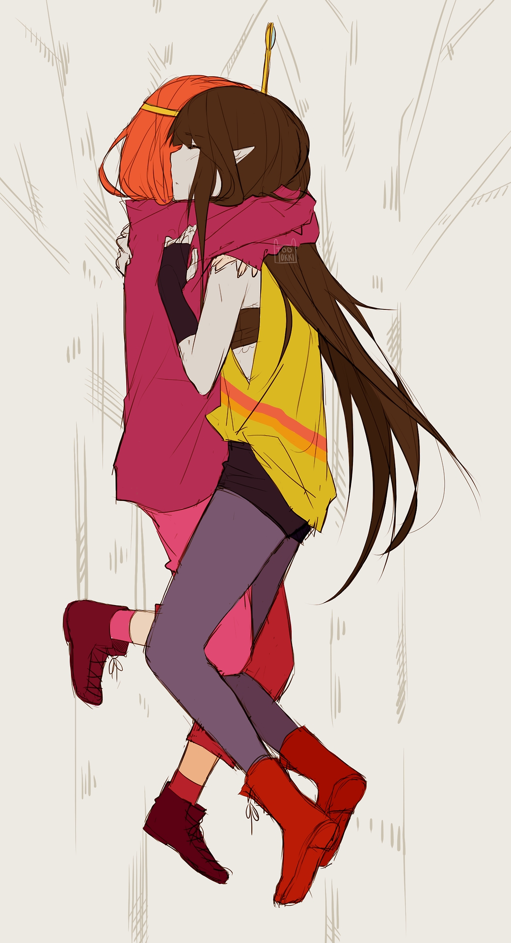 Bubbline Princess And Marceline - 1041x1920 Wallpaper - teahub.io