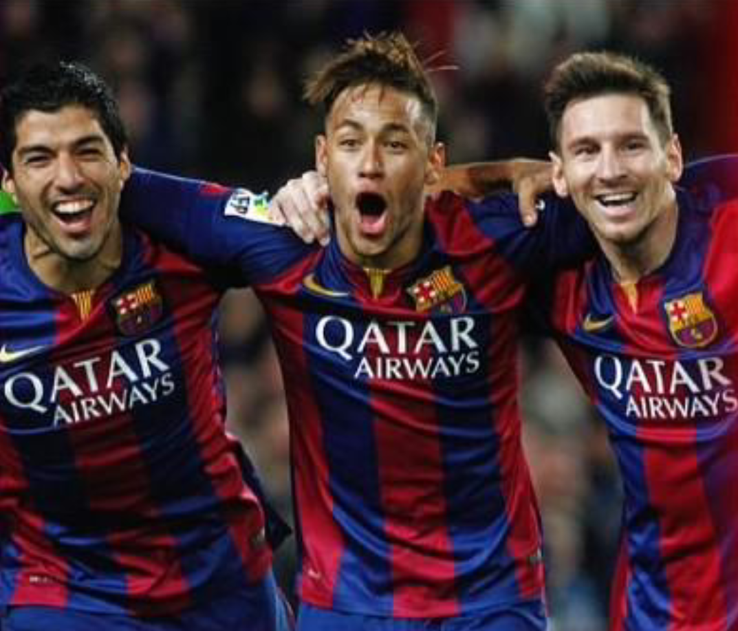 Image - Barca Trio - 1073x917 Wallpaper - teahub.io