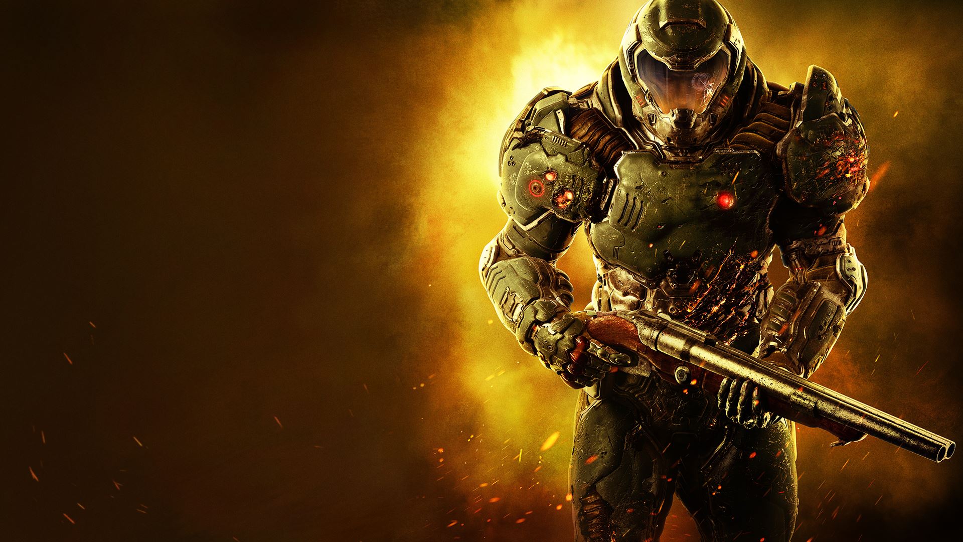Wallpaper Doom Soldier Shotgun Spark Armor - Doom Wallpaper Hd ...