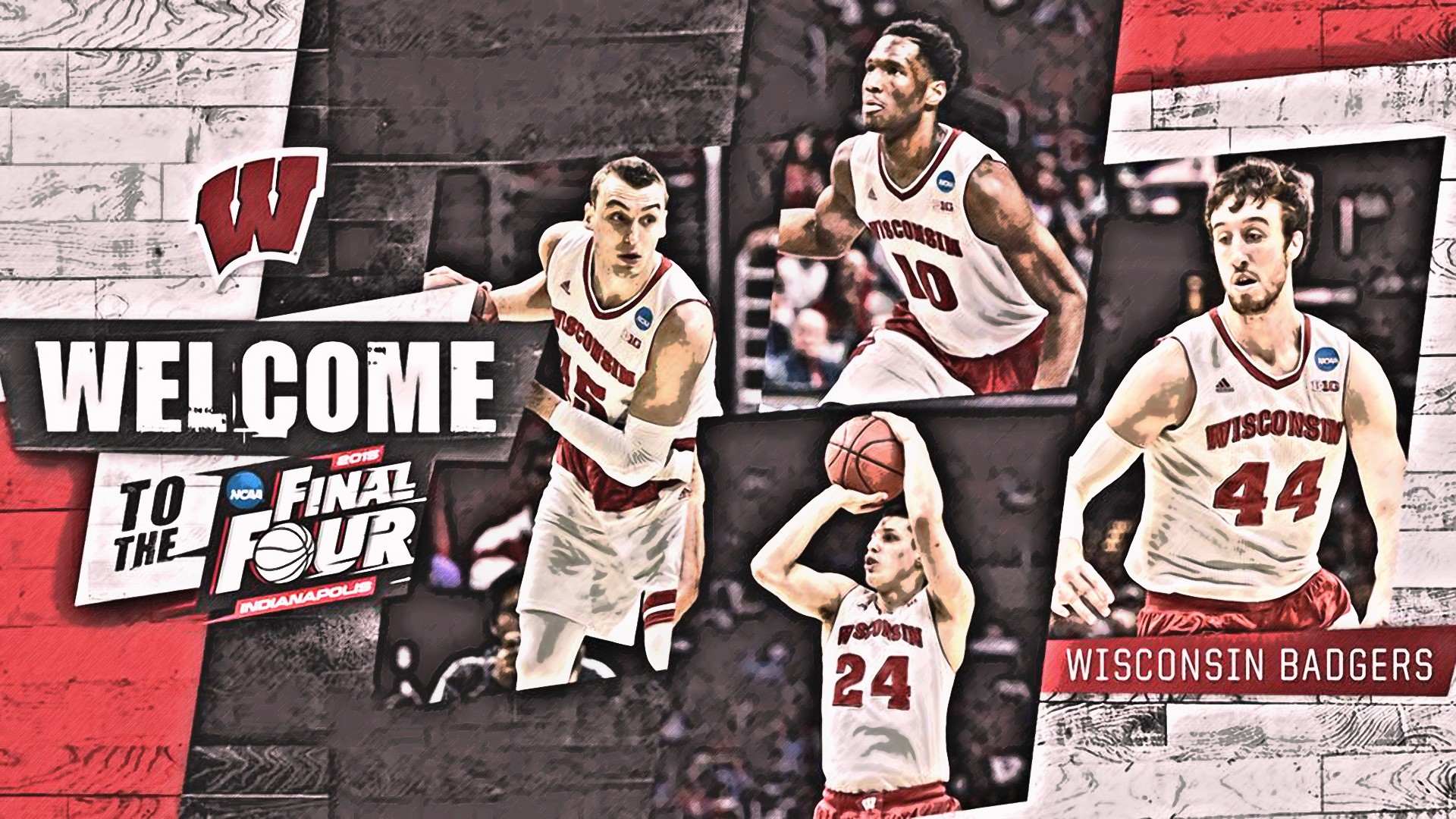 Wisconsin Badgers 2015 Final Four Wallpaper - Basketball Player ...
