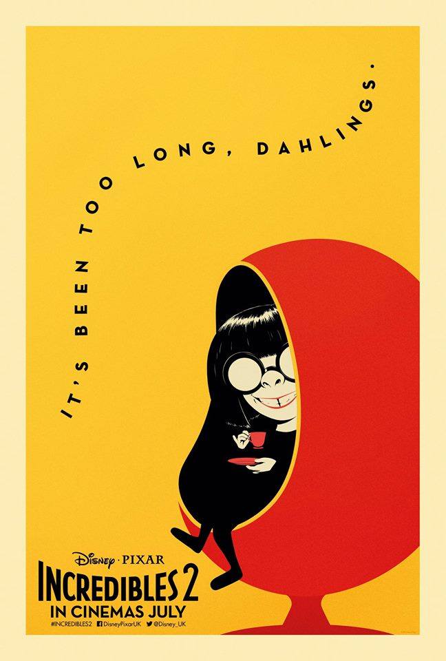 Incredibles 2 Edna Poster - 648x960 Wallpaper - teahub.io