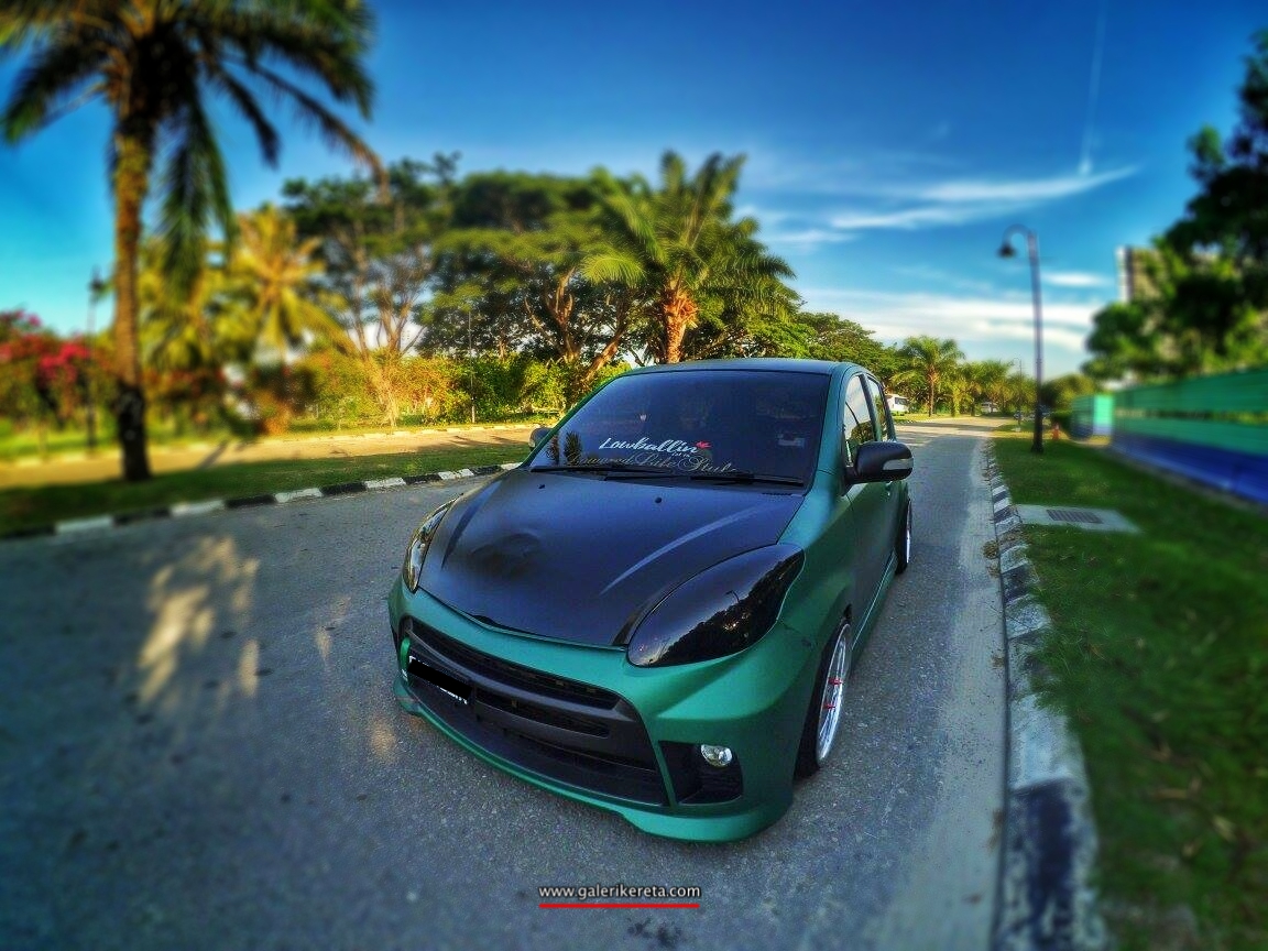 Galeri Kereta Perodua Myvi Green Modified - Modified Myvi - 1152x864 ...