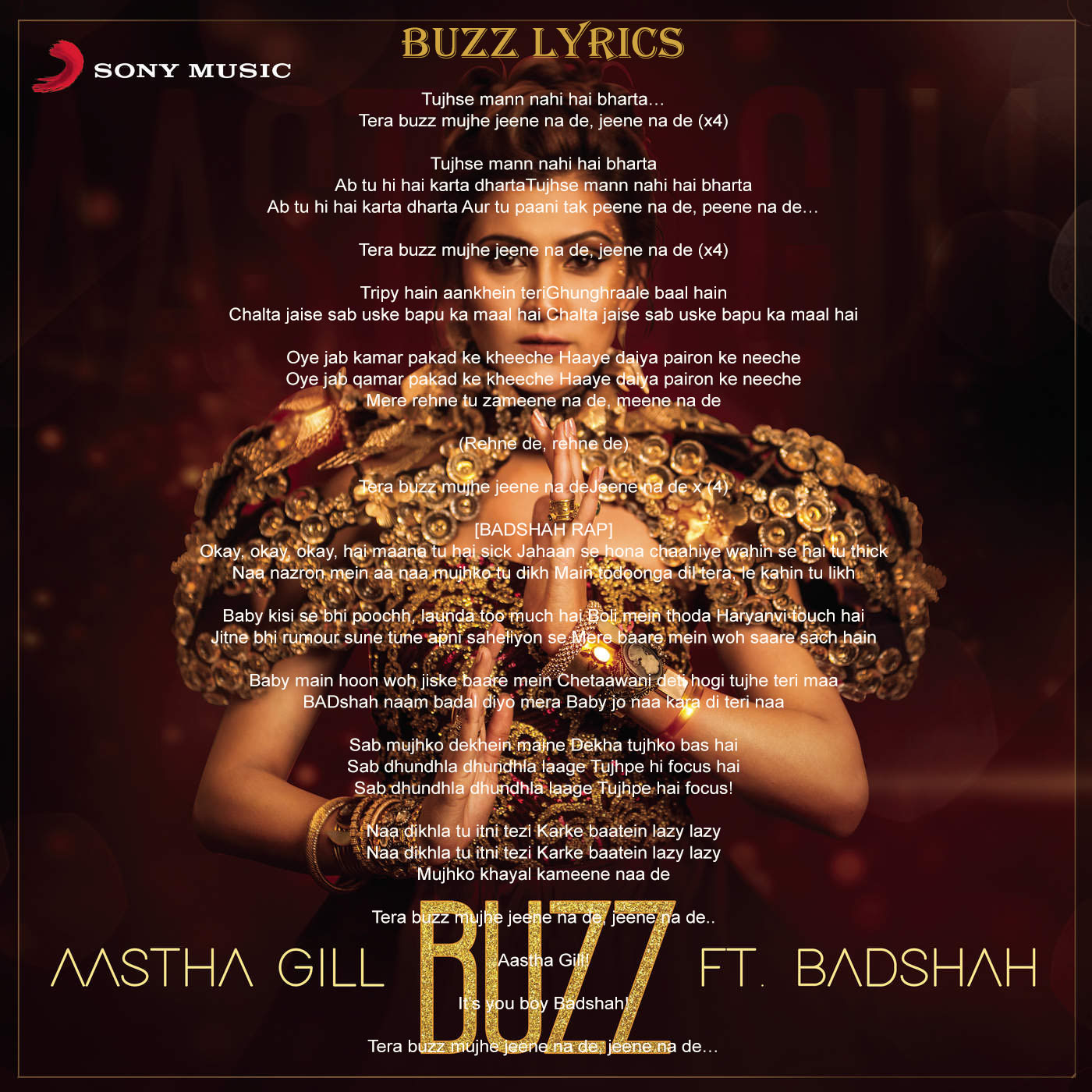Download Full Hd Image Of Buzz Song Lyrics - Badshah Buzz - Teahub.io