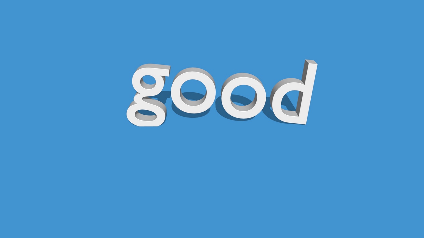 Wallpaper Sign, 3d, Good - Circle - 1366x768 Wallpaper - teahub.io