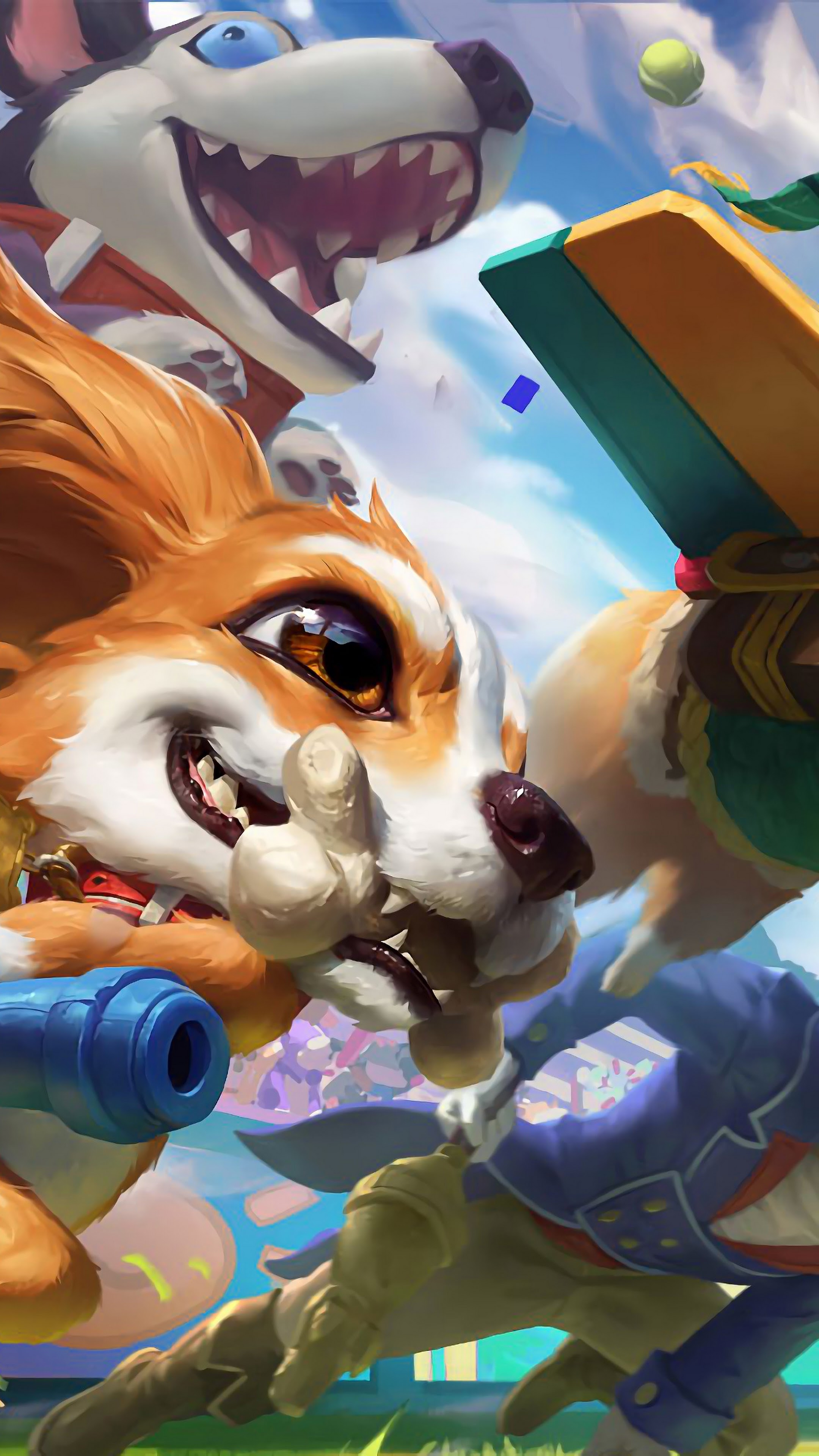 Corgi Corki, Splash Art, Lol, 4k, - League Of Legends Corgi Corki ...