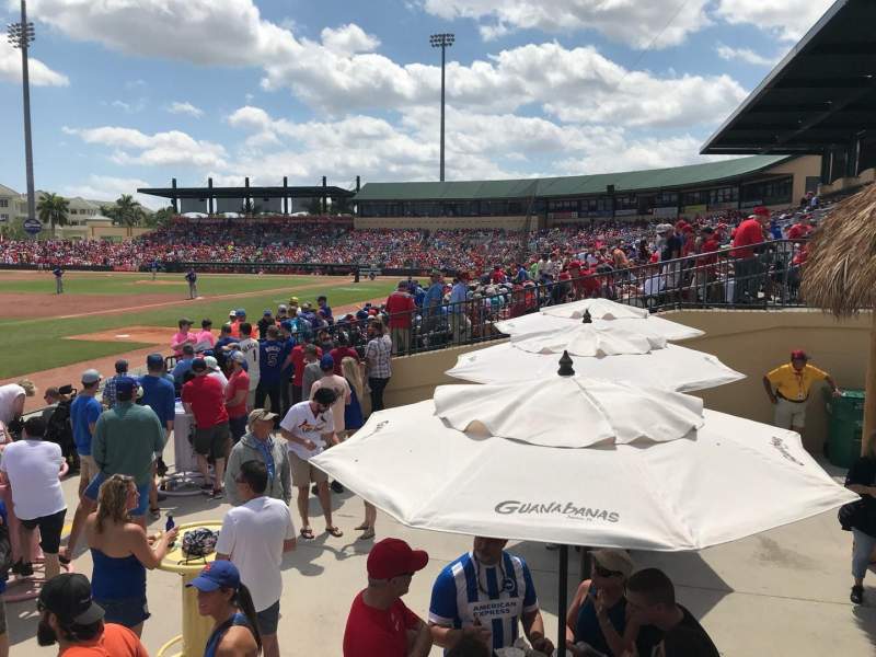 Seating View For Roger Dean Chevrolet Stadium Section - 800x600 ...