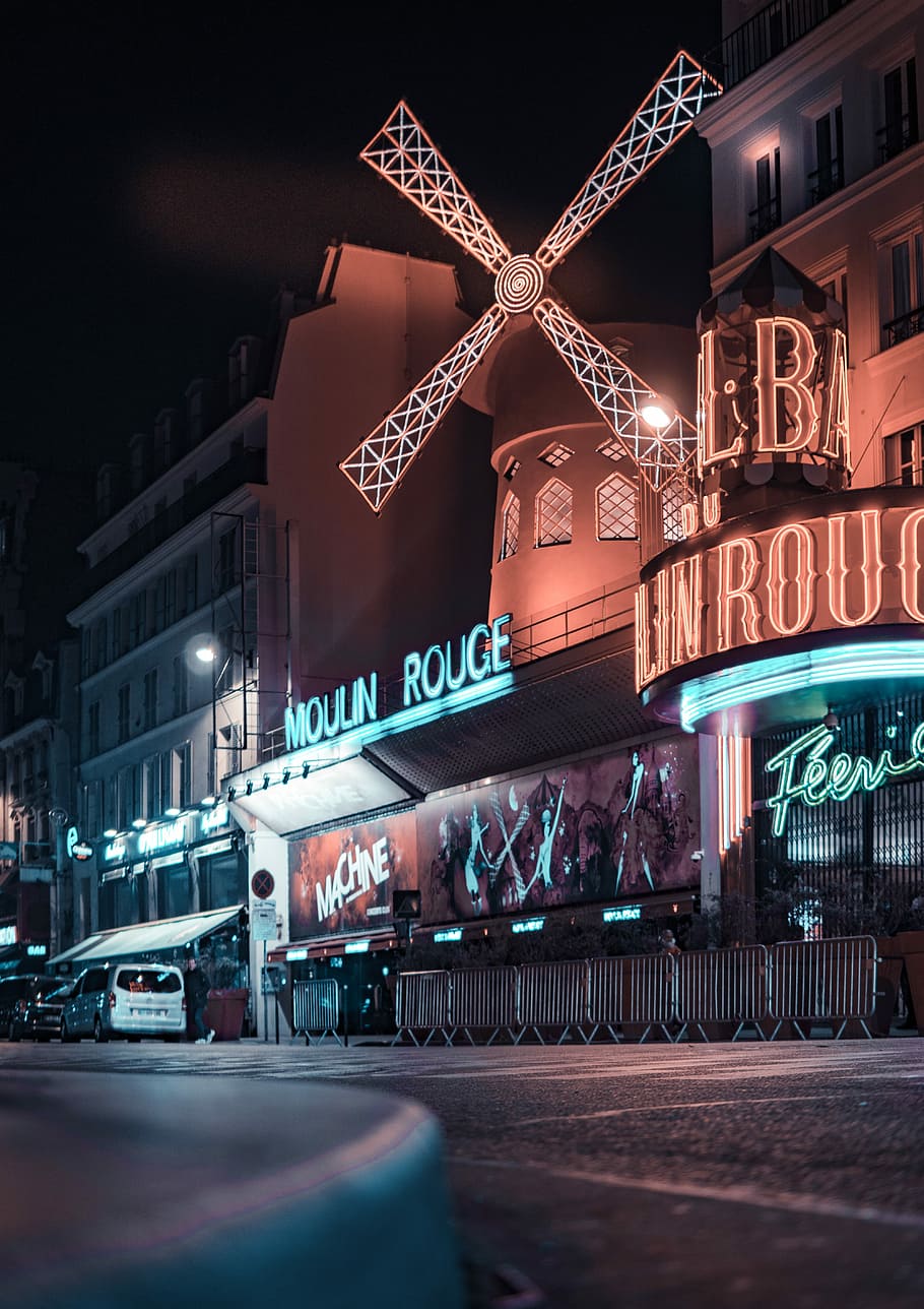 Moulin Rouge Building, Moulin Rouge Structure, Street, - Moulin Rouge ...