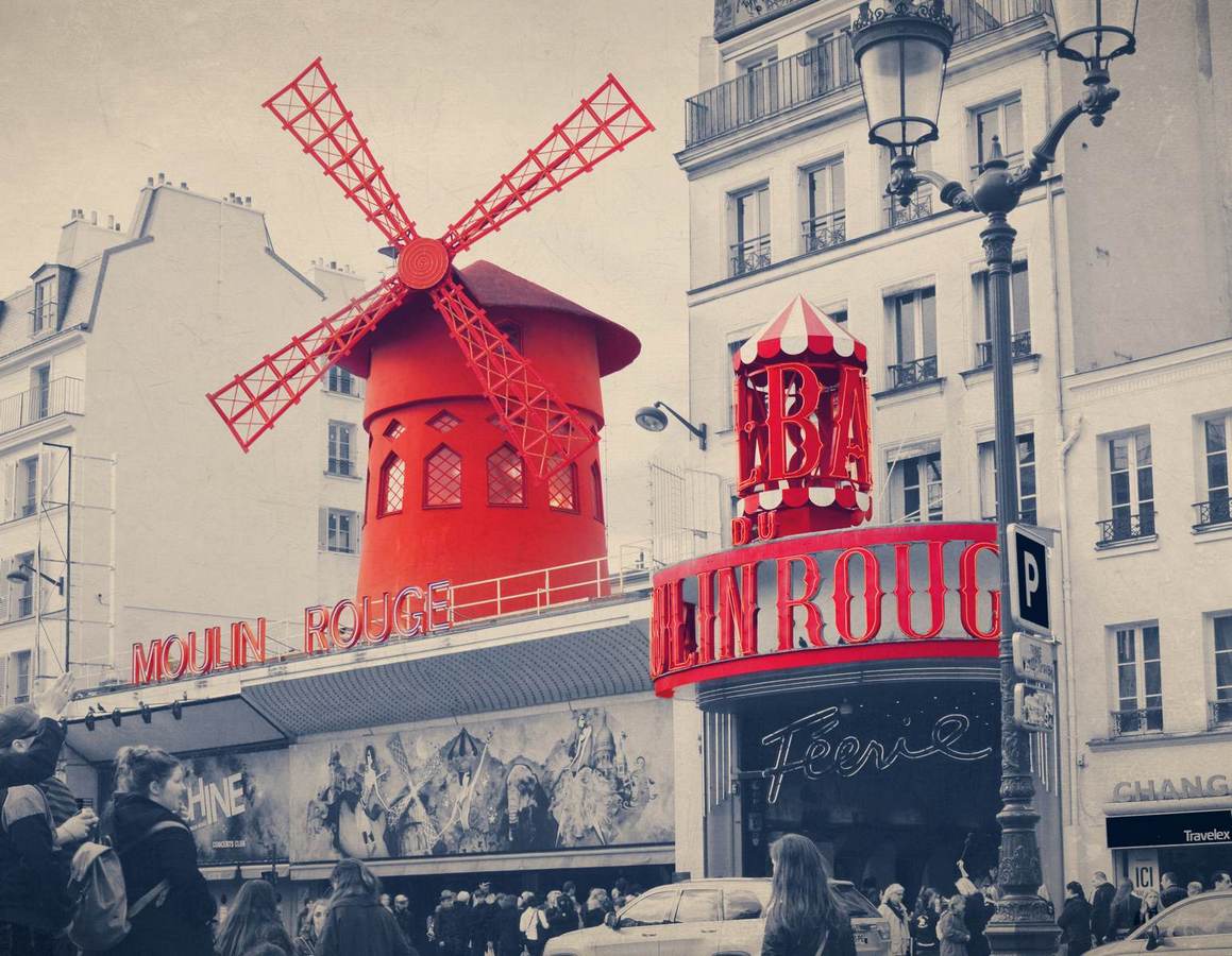 Moulin Rouge Paris Vintage - 1159x900 Wallpaper - teahub.io