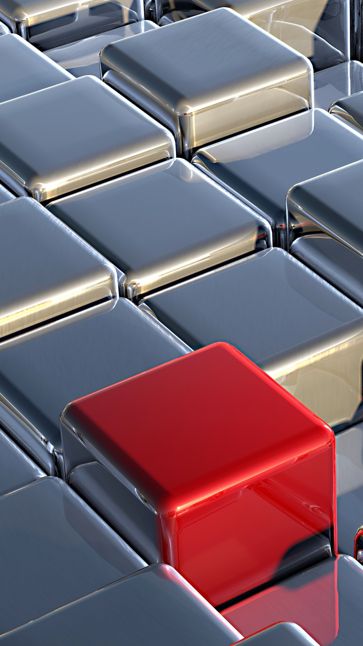 Red And Silver Iphone - 1440x2560 Wallpaper - teahub.io