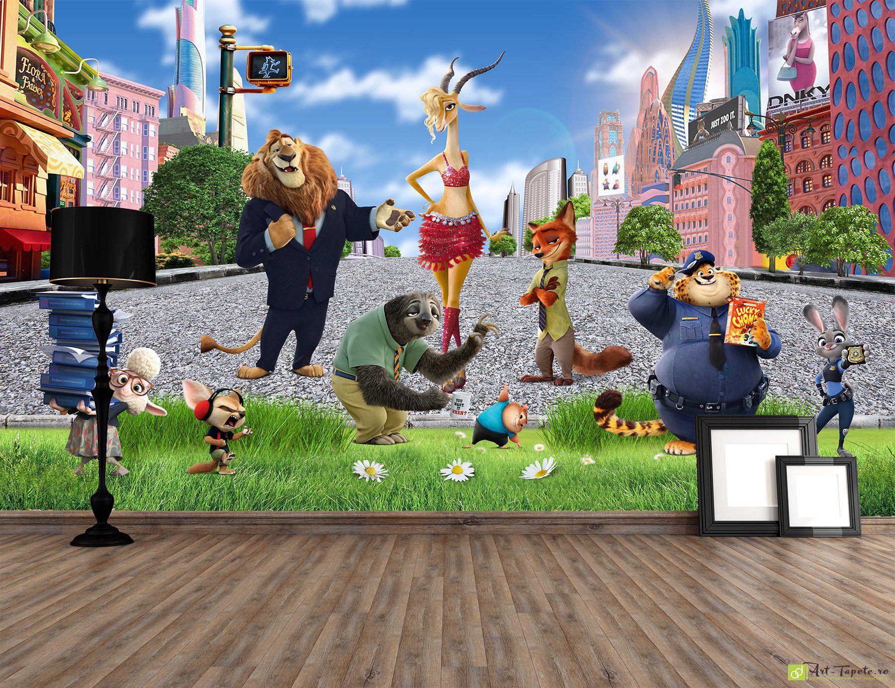 Mural Zootopia - 1800x1384 Wallpaper - teahub.io