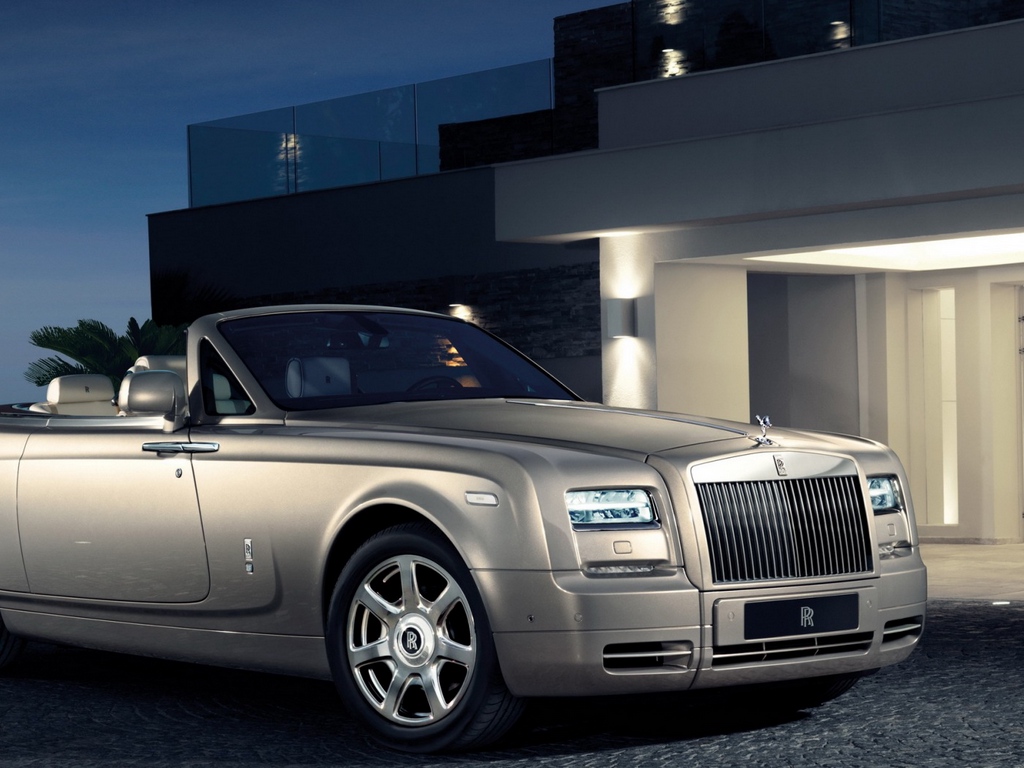 Wallpaper Rolls Royce, Phantom, Drophead, Side View, - Rolls Royce ...