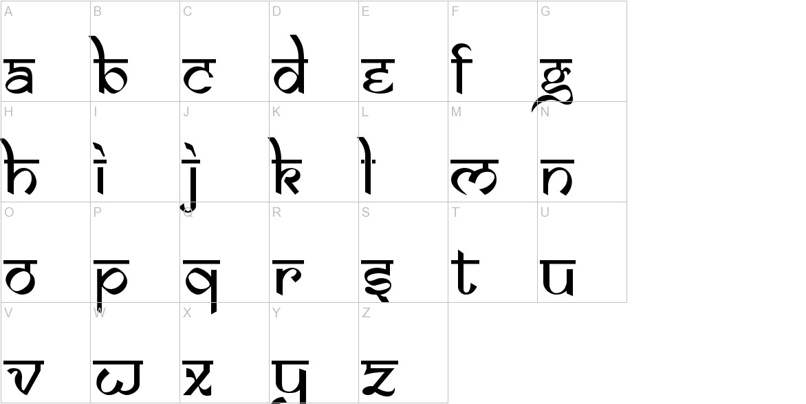 Samarkan Normal Uppercase - Hindi English Mix Font - 1172x587 Wallpaper ...