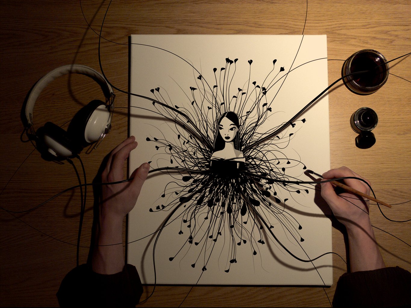 Drawing Coming To Life - 1365x1024 Wallpaper - teahub.io