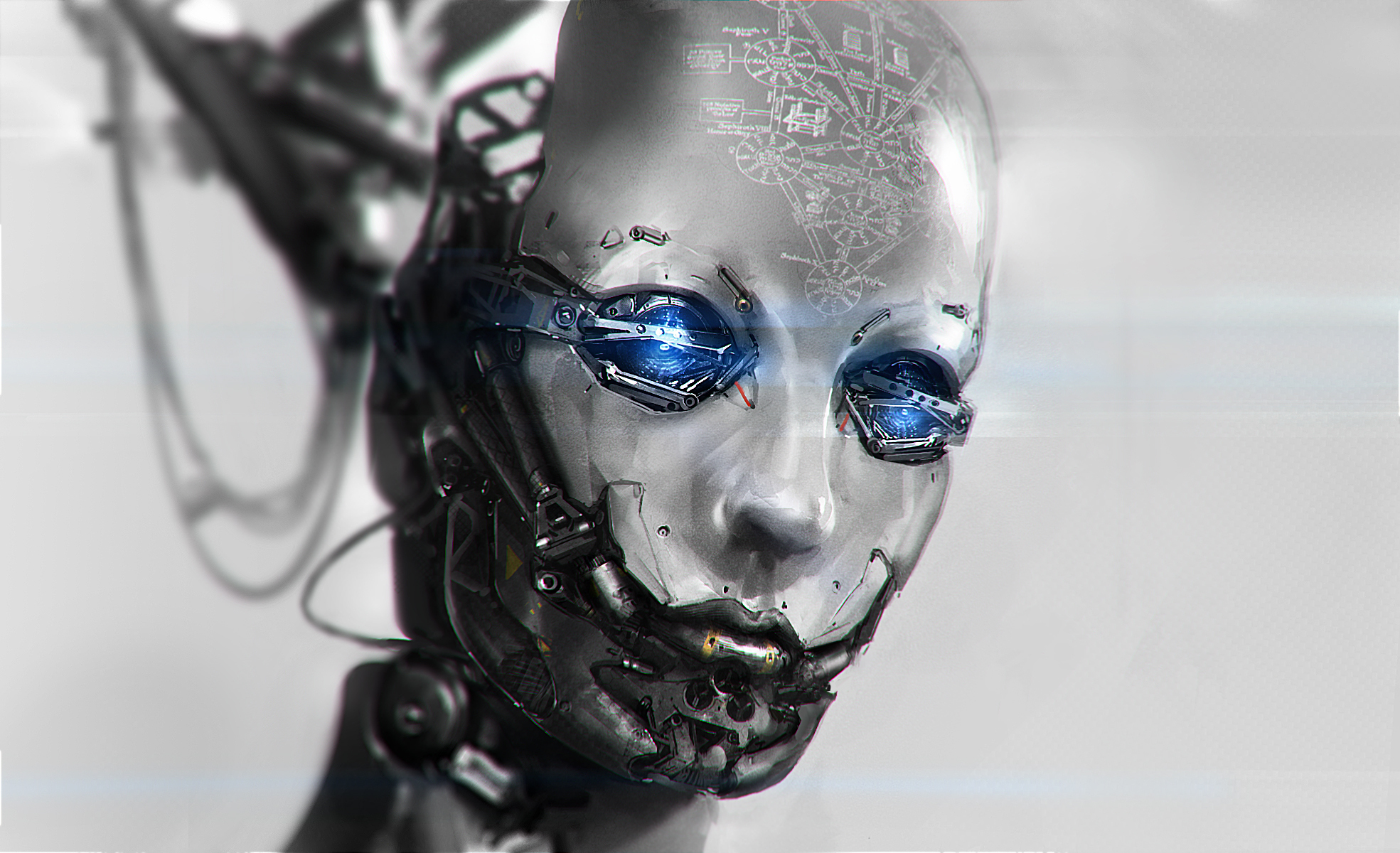 Robot Beautiful - 1969x1200 Wallpaper - teahub.io