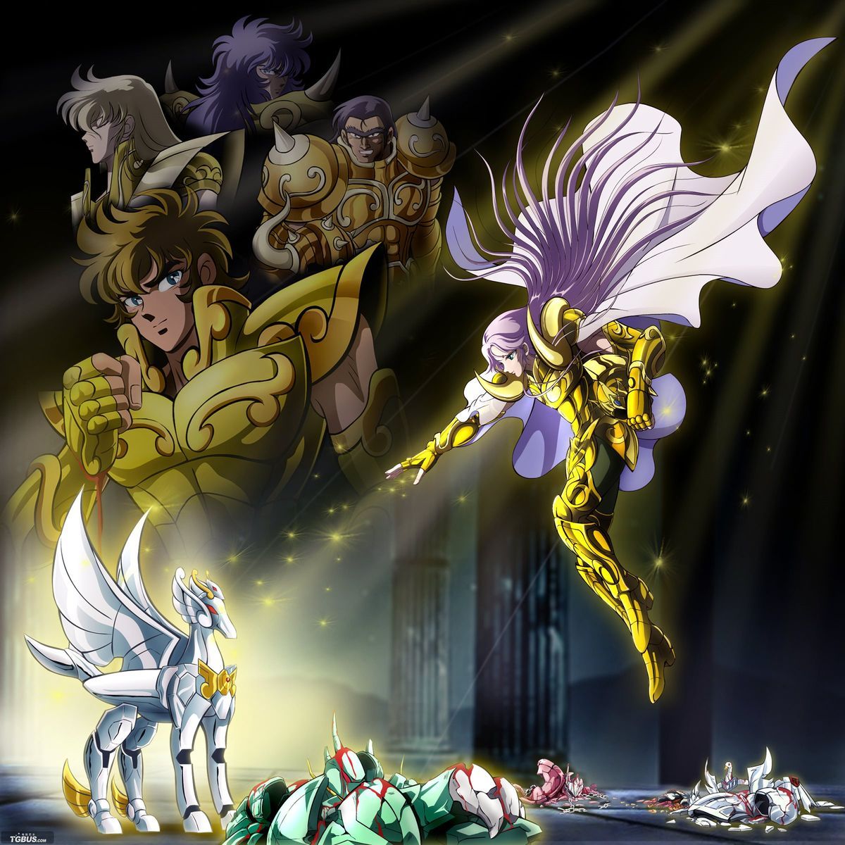 Saint Seiya Mu Aries Wallpaper Hd - 1200x1200 Wallpaper - teahub.io