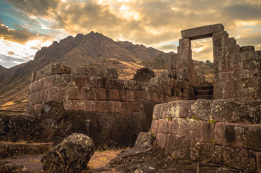 Peru, Pisac, Stone, Door, Sky, Hdr, Inka, Hd Wallpapers, - Písac ...