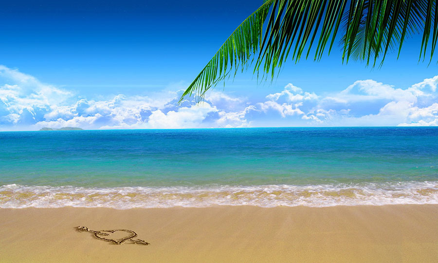 Paisajes De Amor Eterno Imagenes Hermosas Fotos Enamorados - Beach At Day - 900x540 Wallpaper ...