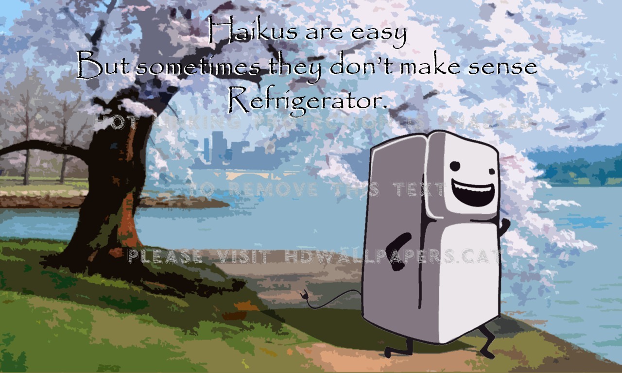 Funny Haiku Water Humor Poetry Refrigerator - Haiku Funny - 1280x768 ...