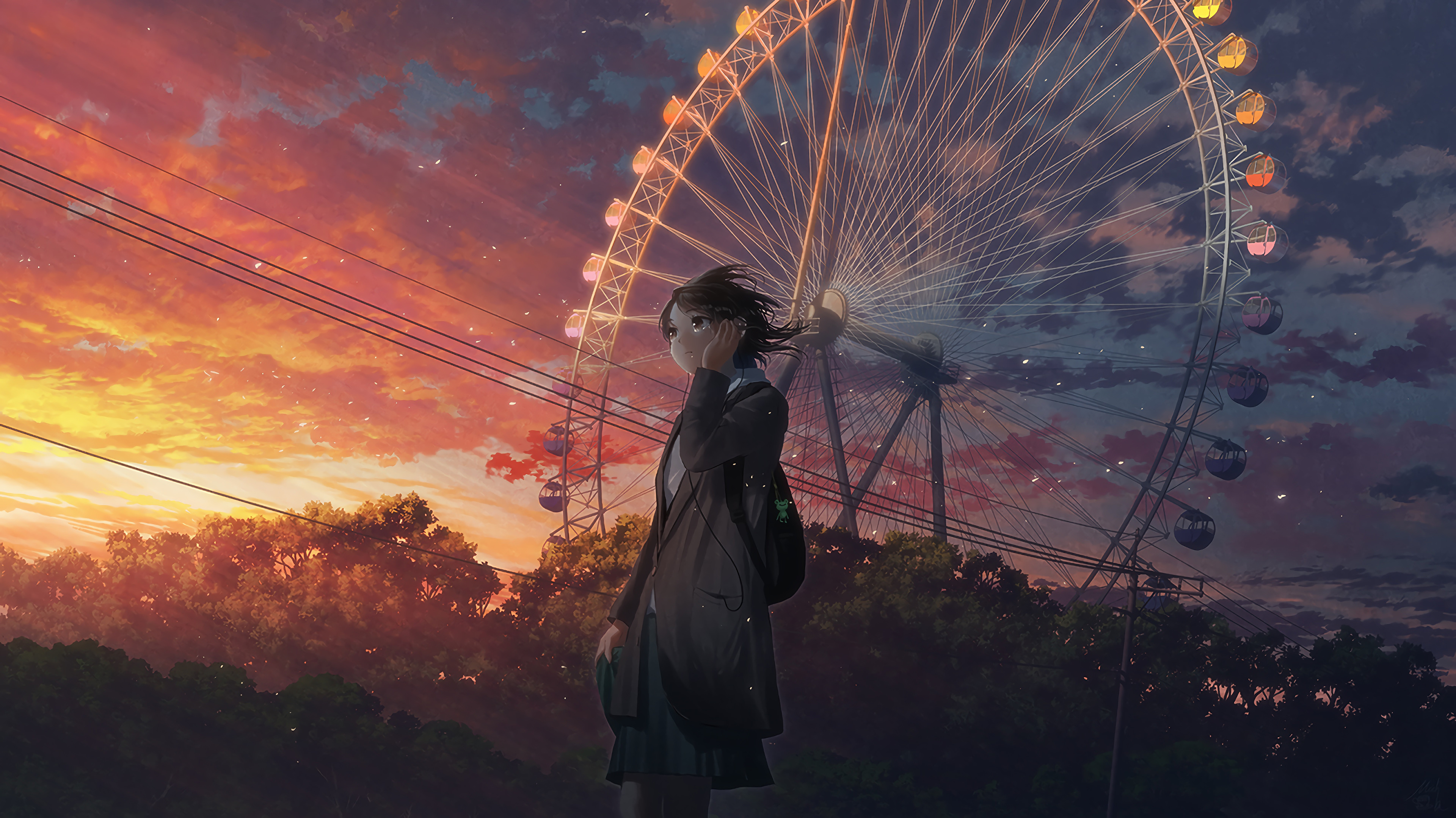 Anime, Girl, Crying, 4k, - Hình Nền 4k Anime - 3840x2160 Wallpaper ...