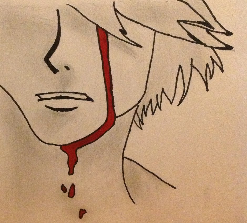 Boy Crying Blood By Dodobirds123 - Blood Crying Eyes Boy - 940x850 ...