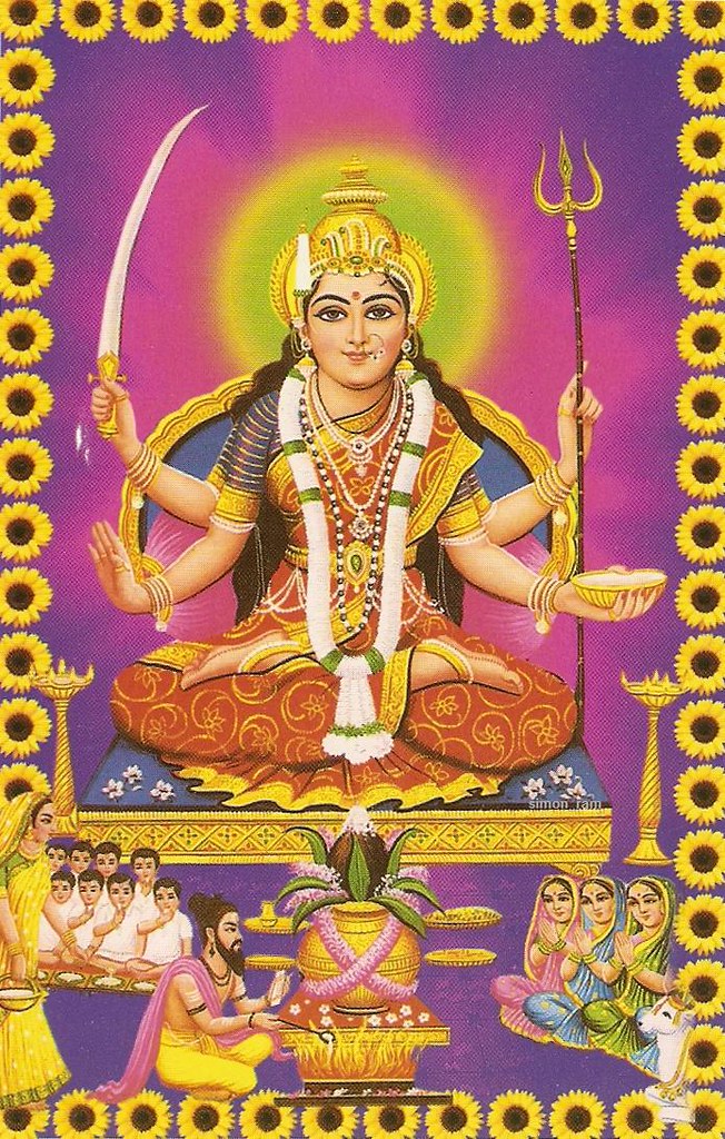 Santoshi Mata - 652x1024 Wallpaper - teahub.io