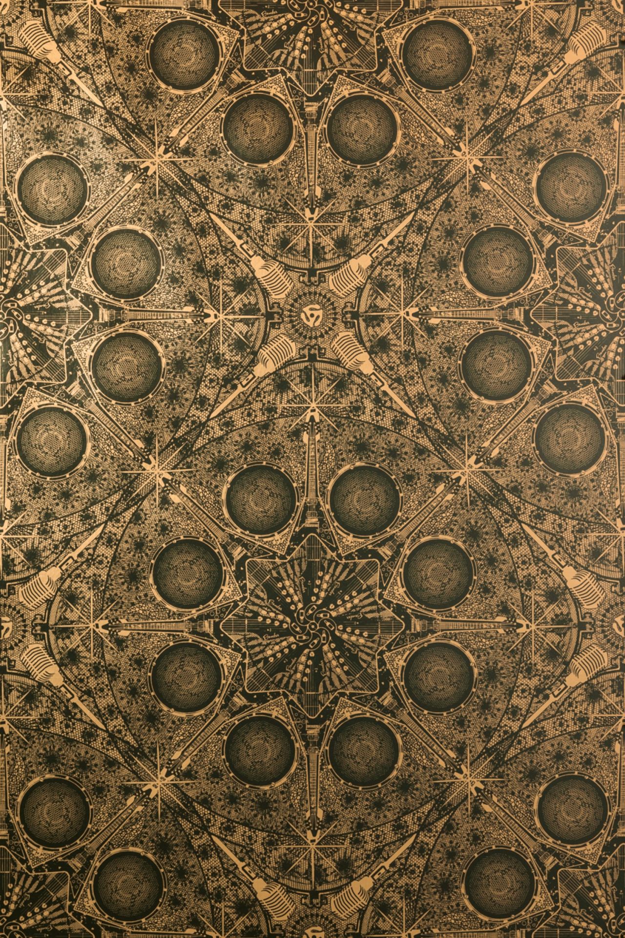 Musical Mandala - Flavor Paper Musical Mandala - 1280x1920 Wallpaper ...