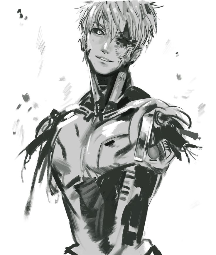 One Punch Man Genos Broken - 736x871 Wallpaper - teahub.io