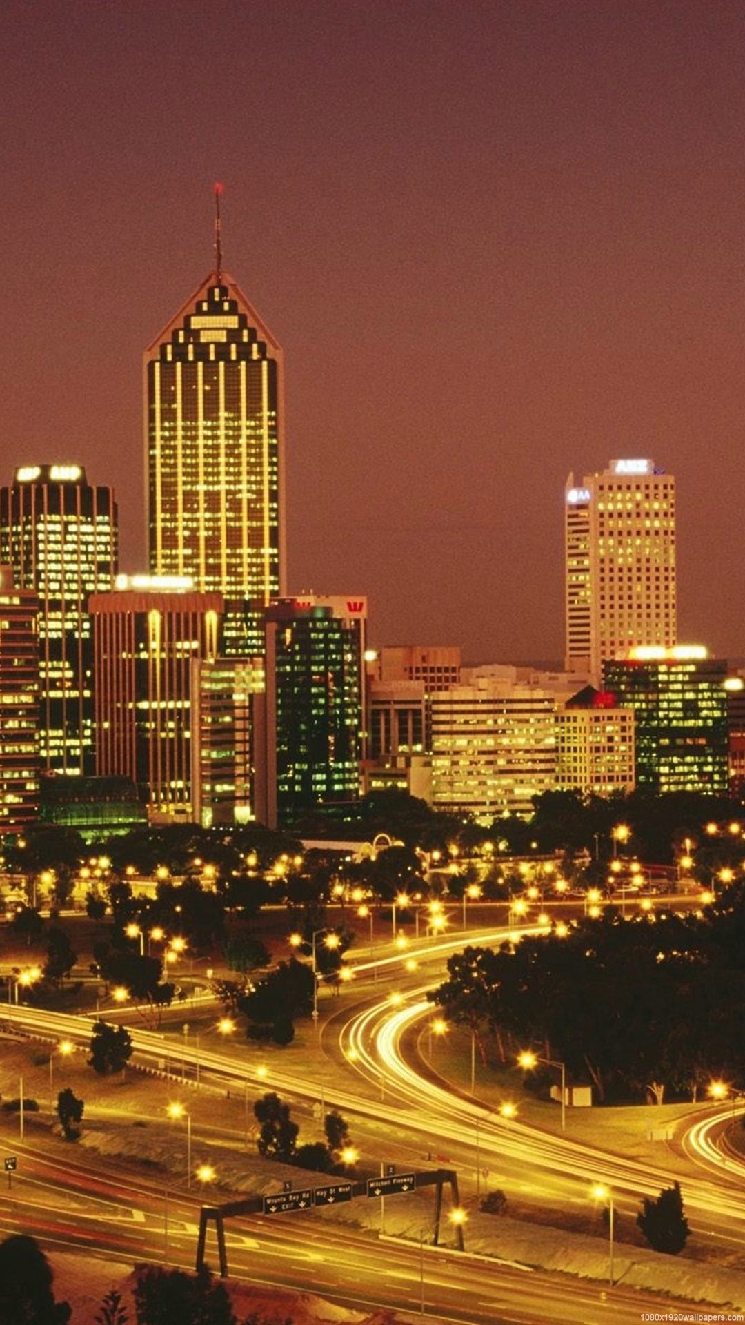 City Night View Wallpapers Hd - Perth Australia - 1080x1920 Wallpaper ...