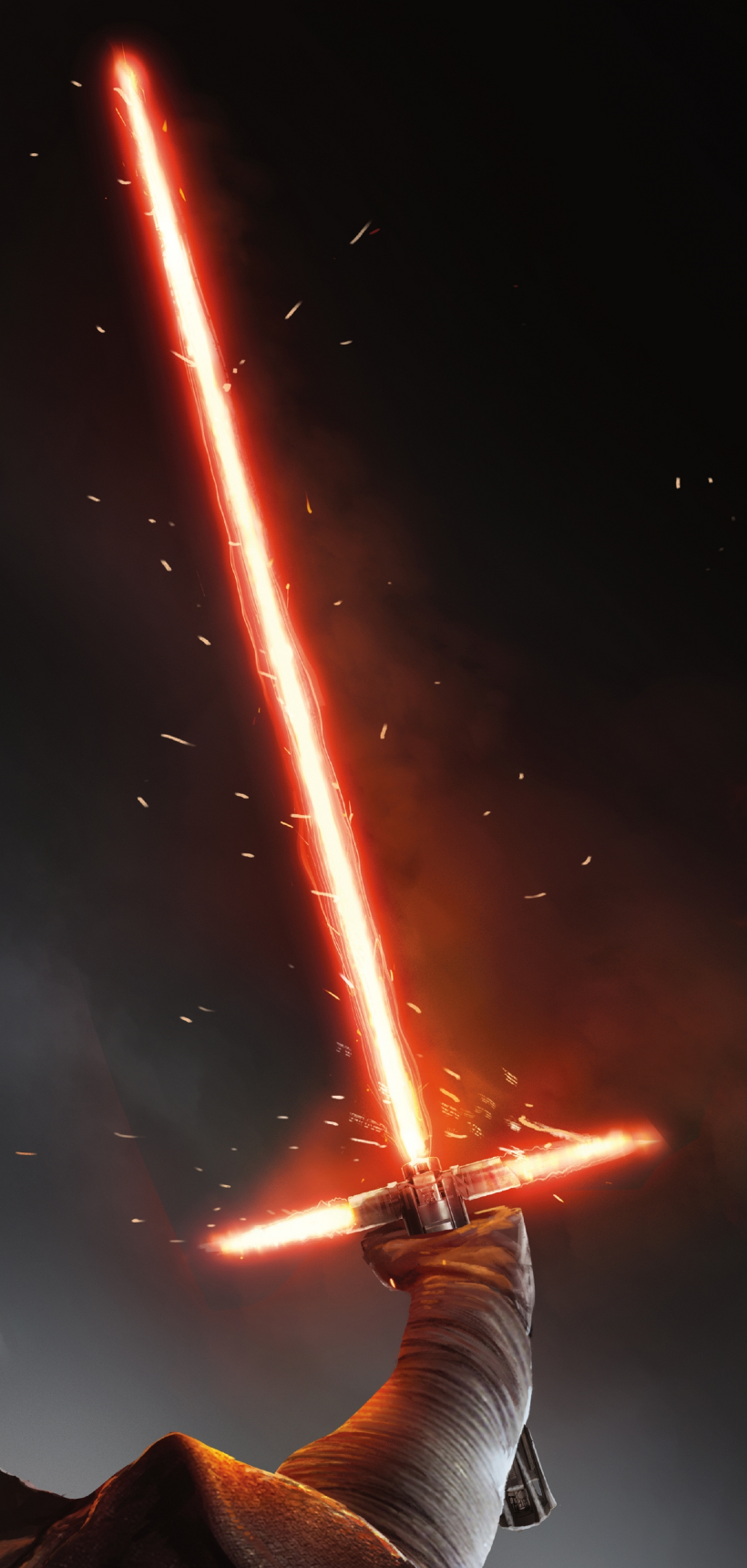 Kylo Ren's Lightsaber - 820x1720 Wallpaper - teahub.io