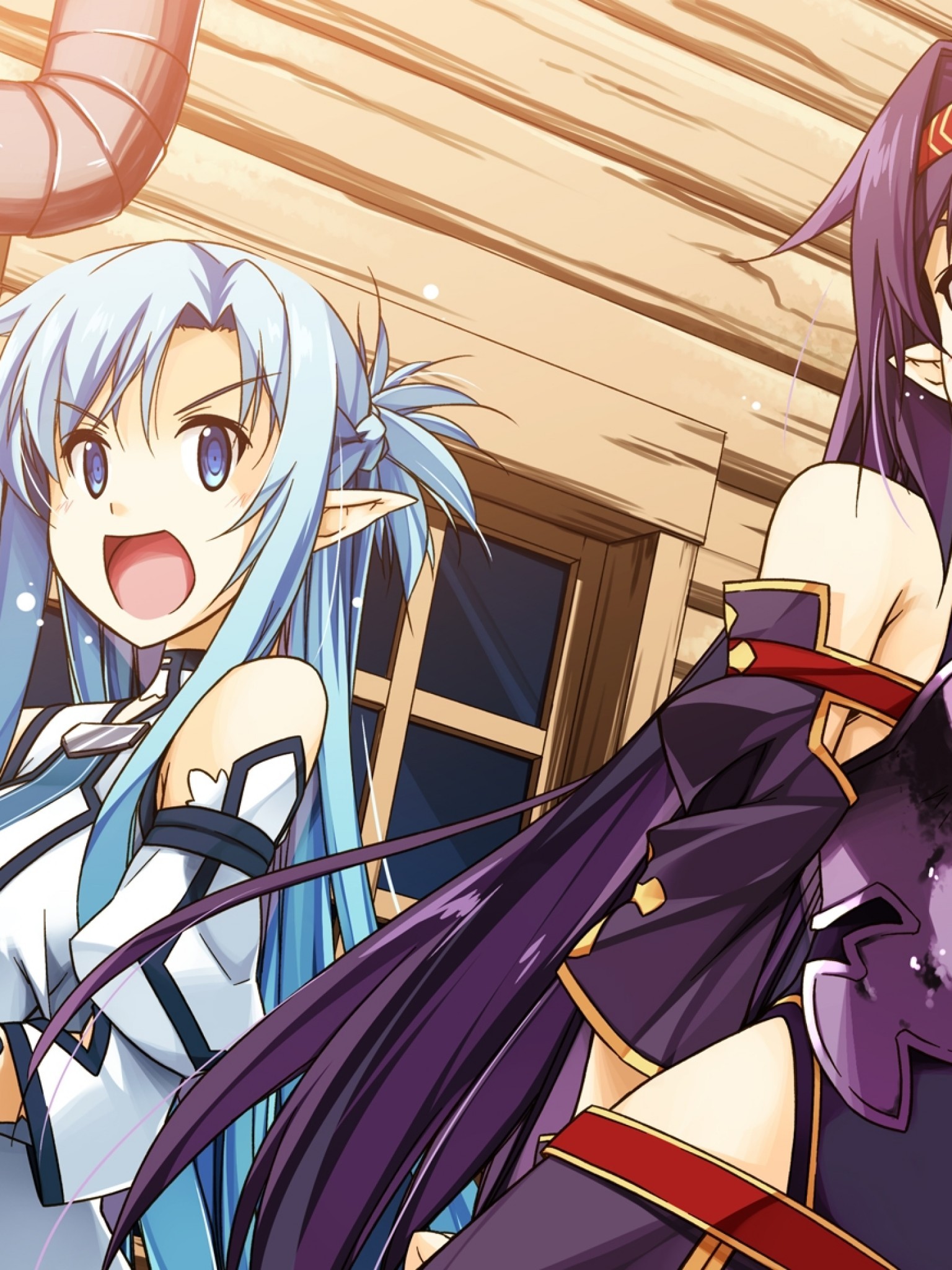 Sword Art Online, Yuuki Asuna, Konno Yuuki, Elf Ears - 1536x2048 ...