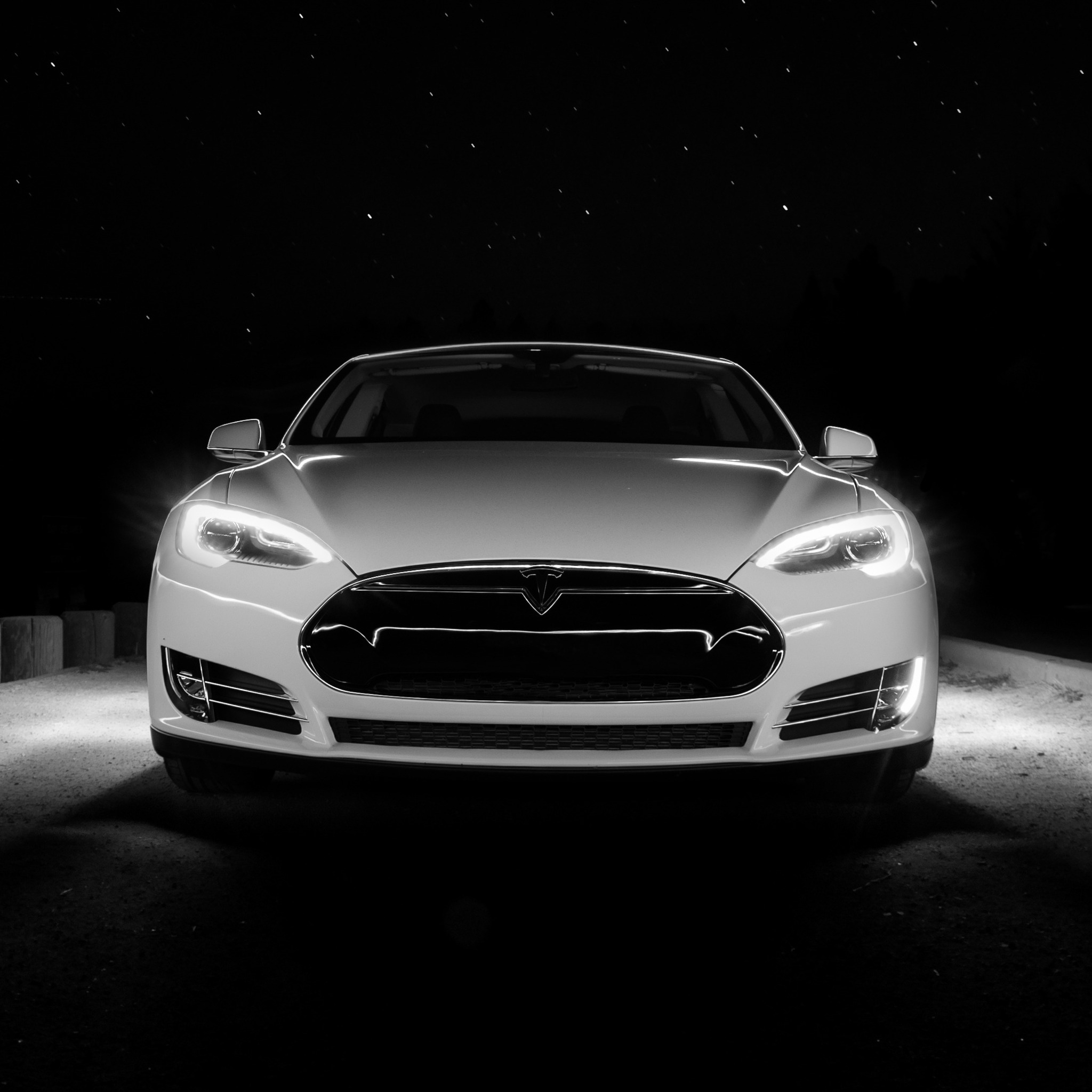 Tesla Model S Night - 2048x2048 Wallpaper - teahub.io