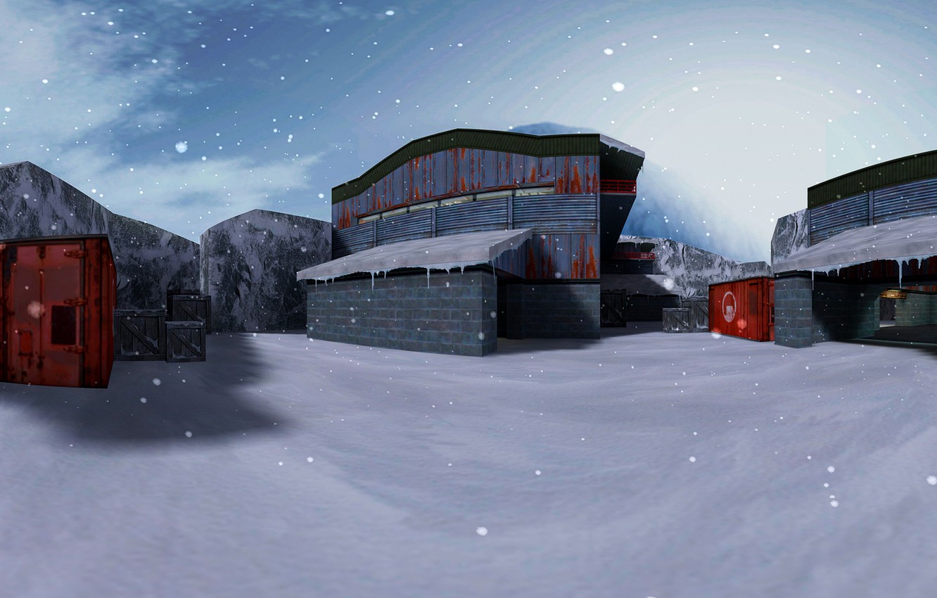 Photo Wallpaper Snow, Snow, Counter Strike, Counter - Snow - 1332x850 ...
