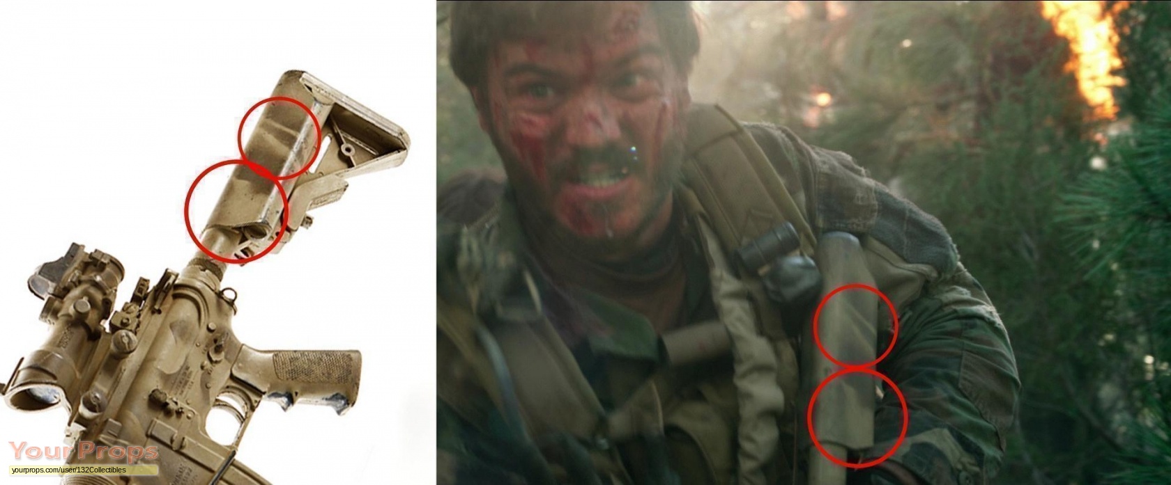 Lone Survivor Original Movie Prop Weapon - Peq 2 Ir Designator ...