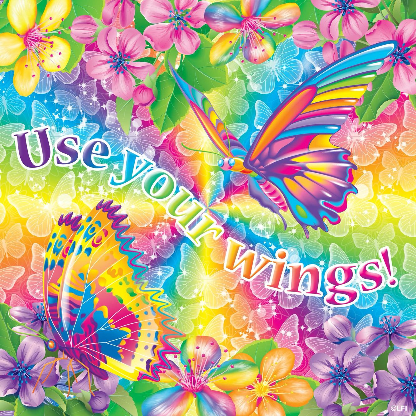 Lisa Frank Butterfly - 1334x1334 Wallpaper - teahub.io