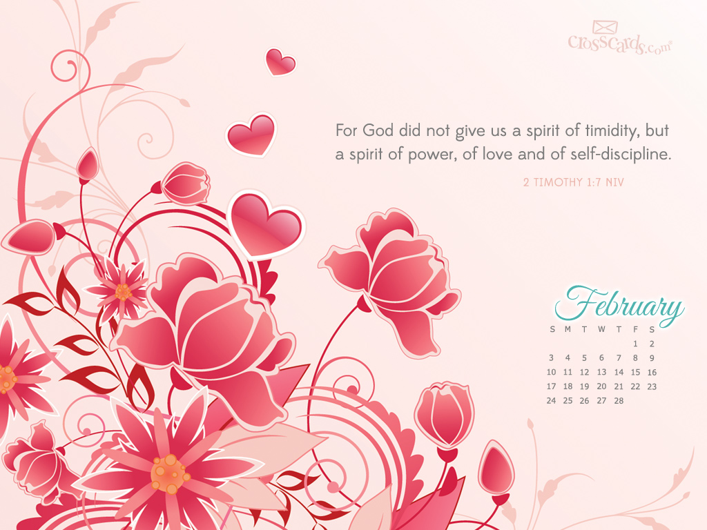 Free February Wallpaper - Red Floral Background - 1024x768 Wallpaper ...