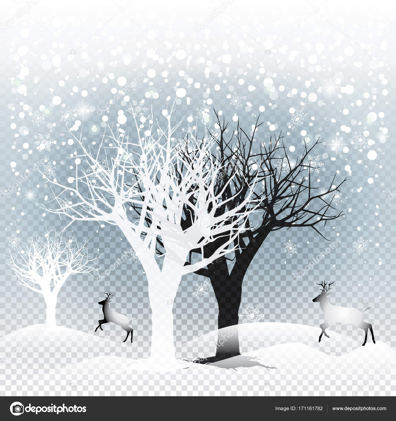 Snowy Trees Transparent Background - 1600x1700 Wallpaper - teahub.io
