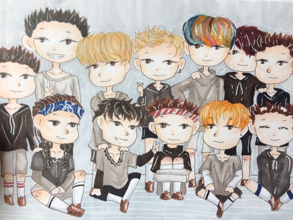 User Uploaded Image - Exo Ot 12 Anime - 1024x768 Wallpaper - teahub.io