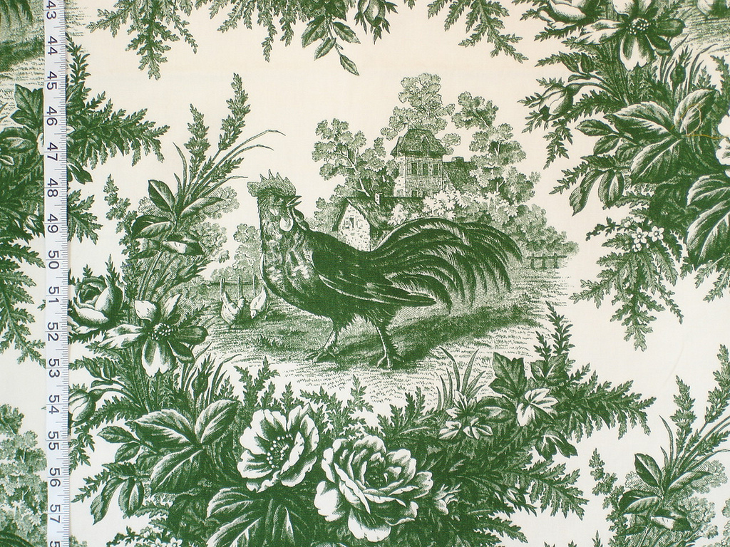 Green Toile Wallpaper - Conifer - 1024x768 Wallpaper - teahub.io