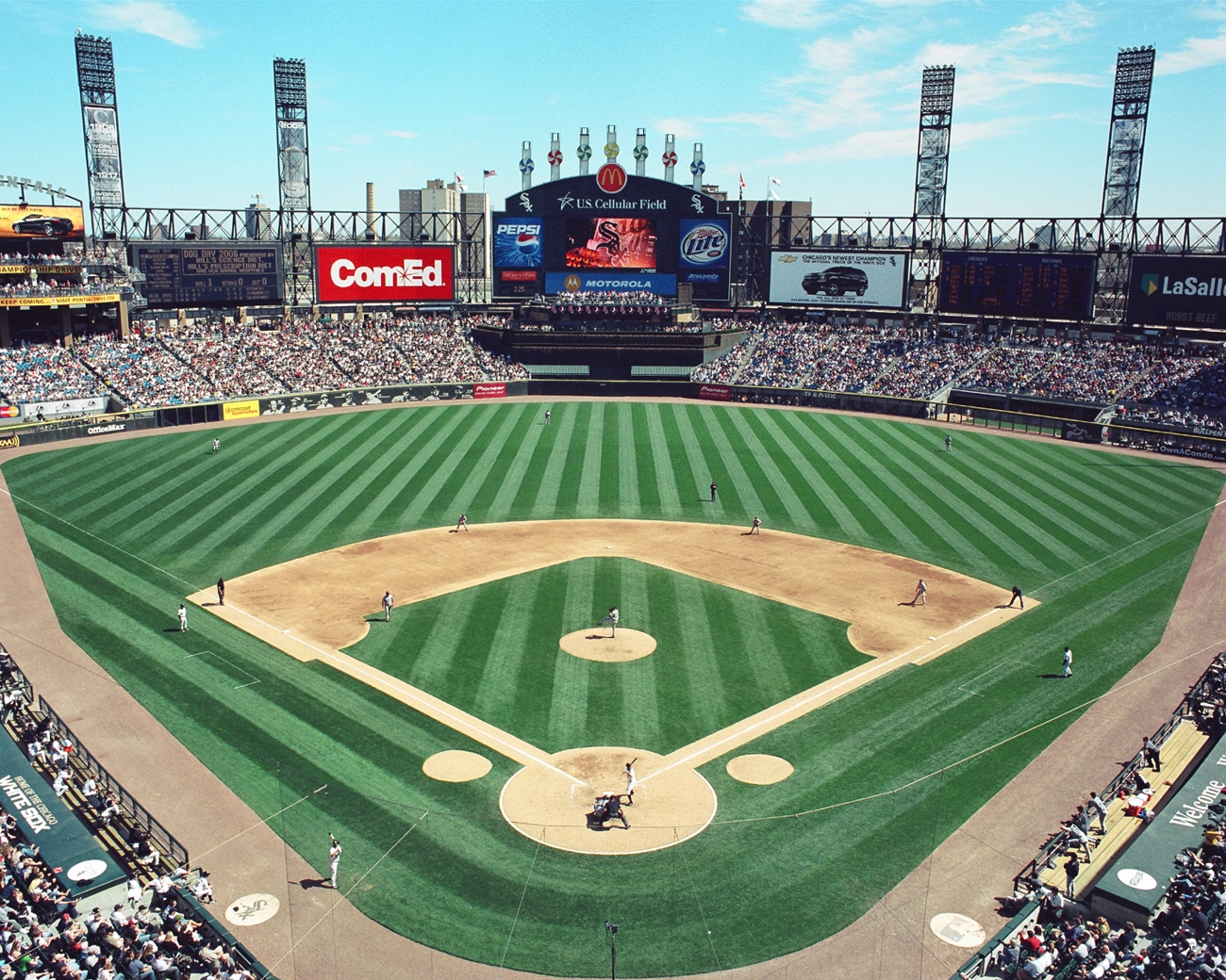Free Wallpaper Us Cellular Field View Behind Home Plate - U.s. Cellular ...