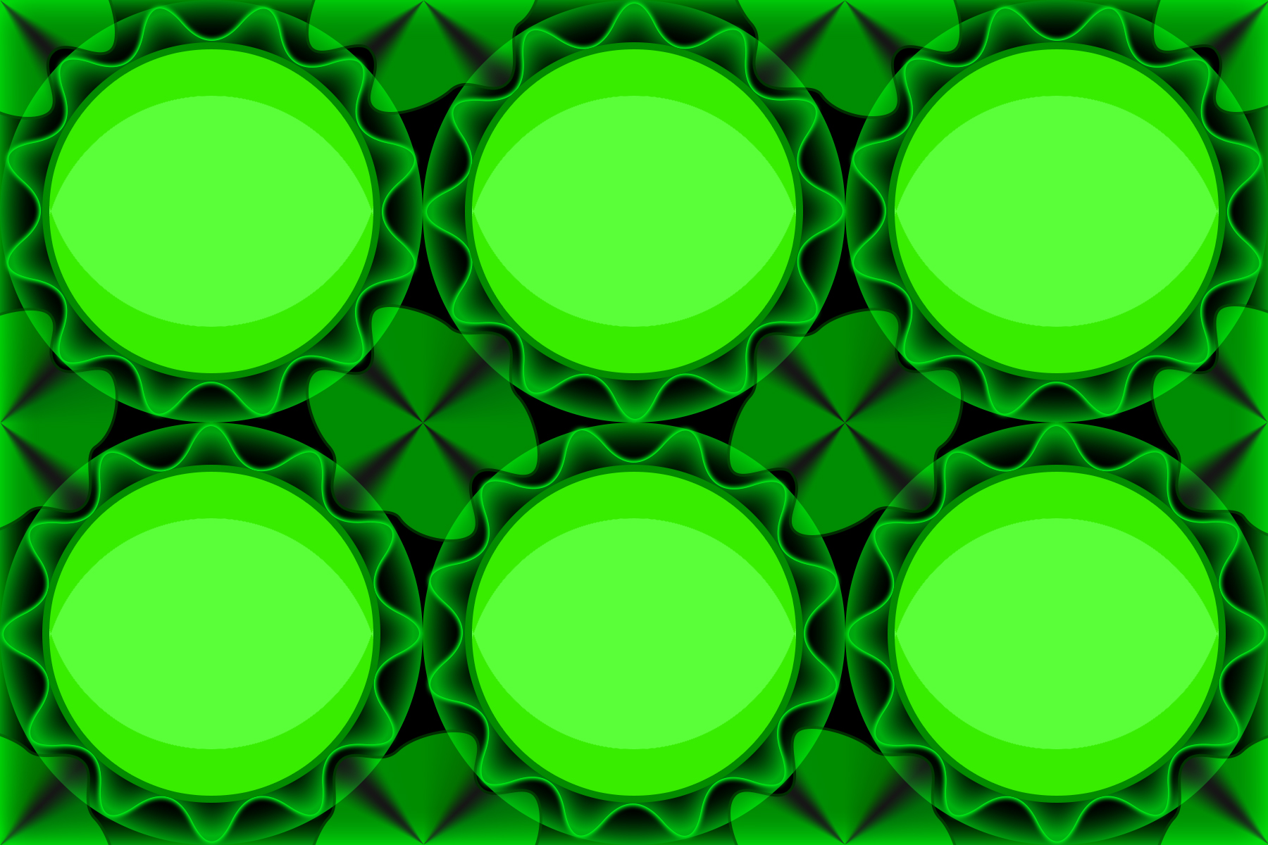Six Green Cogs - Circle - 1800x1200 Wallpaper - teahub.io