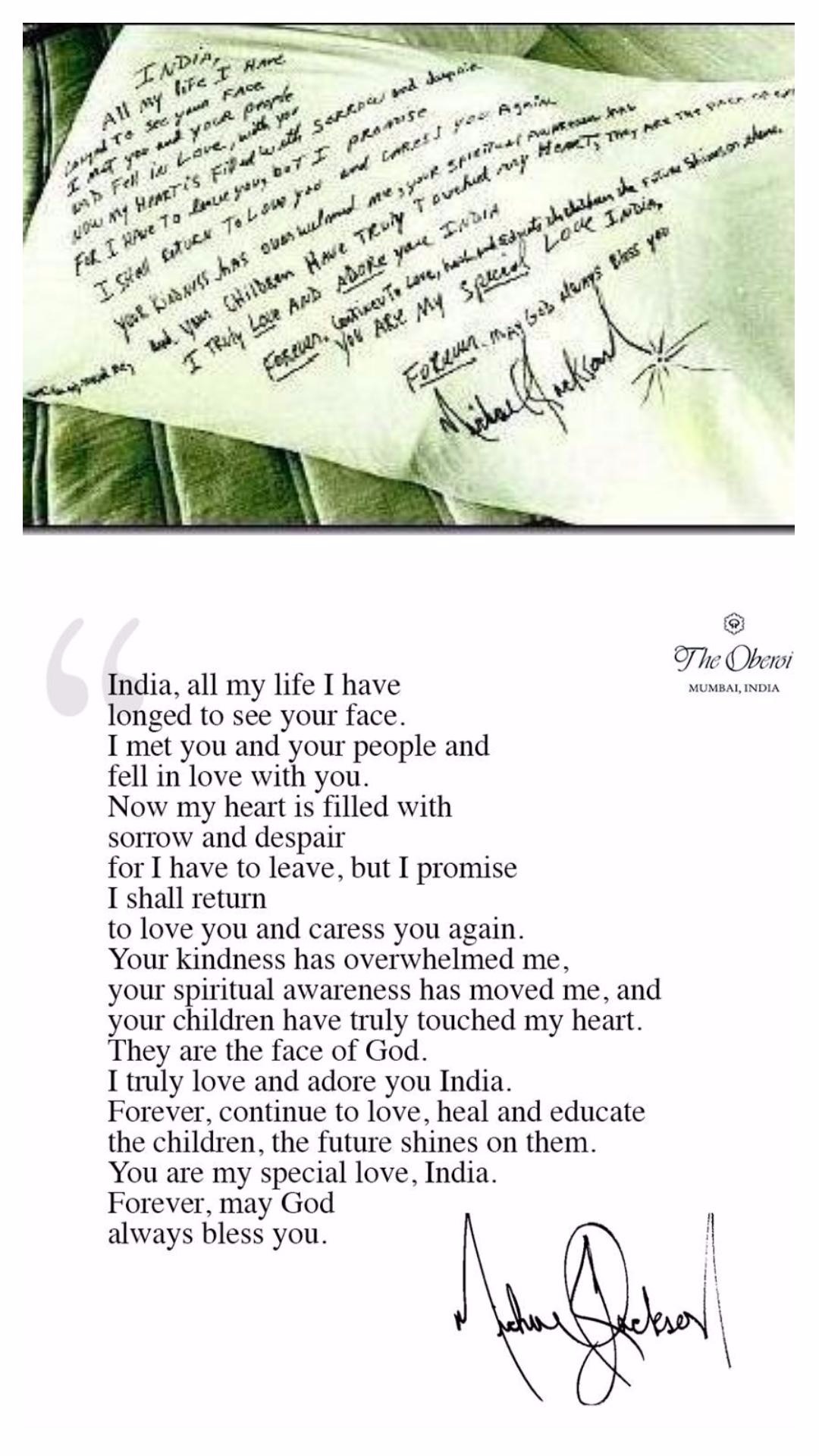 Michael Jackson Letter To India - 1080x1920 Wallpaper - teahub.io
